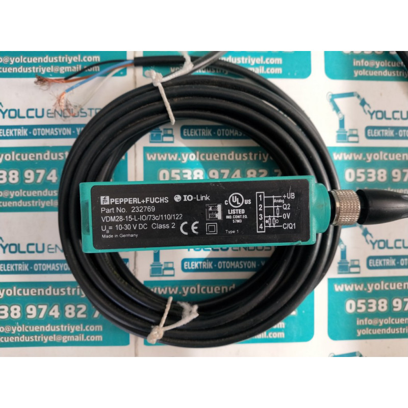 VDM28-15-L-IO/73c/110/122 Pepperl+Fuchs Distance Sensor fiyatı,